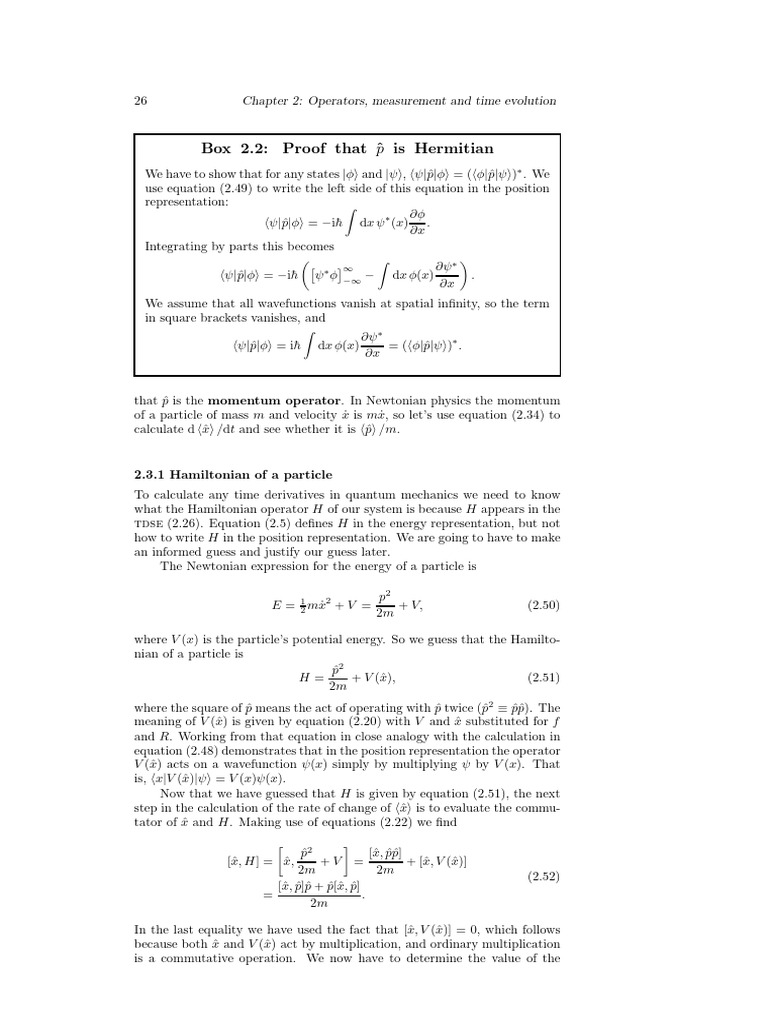 QB 34 | PDF | Hamiltonian (Quantum Mechanics) | Theoretical Physics