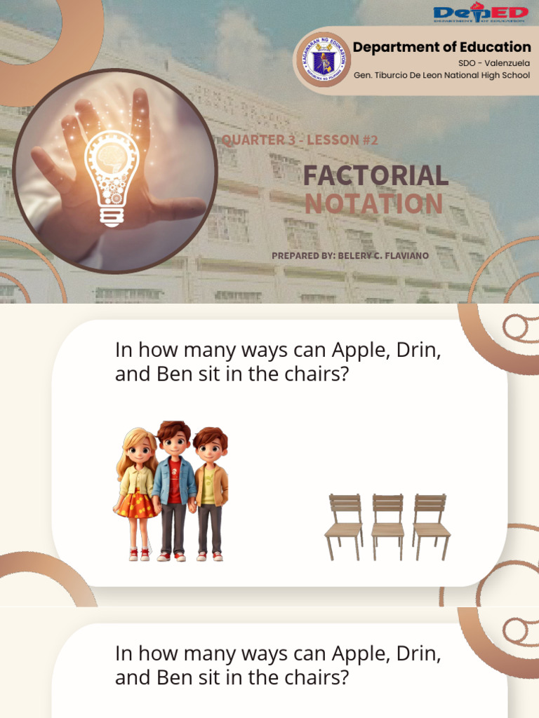 Q3 Lesson 2 Factorial Notation | PDF