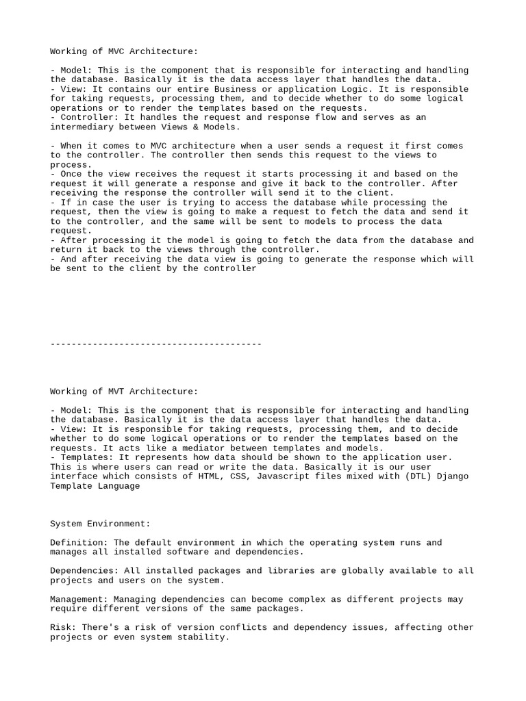 Full Stack Django Notes | PDF | Model–View–Controller | Databases