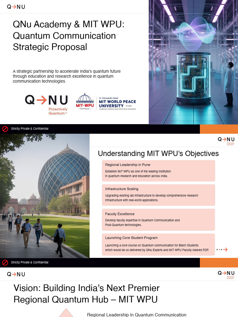 QNu Academy and MIT WPU - Quantum Communication Strategic Partnership Revised | PDF | Quantum ...