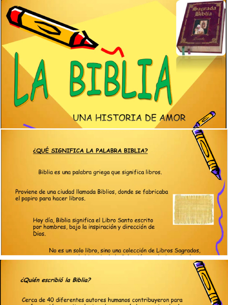 LA BIBLIA - 1.pptx - 20251006 - 182043 - 0000 | PDF