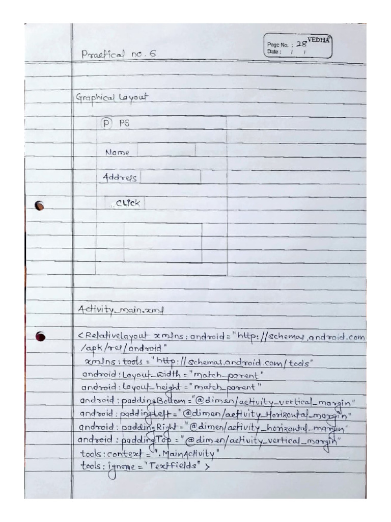 Android Practical 2 | PDF
