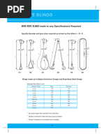 Wire Rope Capacity Chart | PDF | Manufactured Goods | Equipment