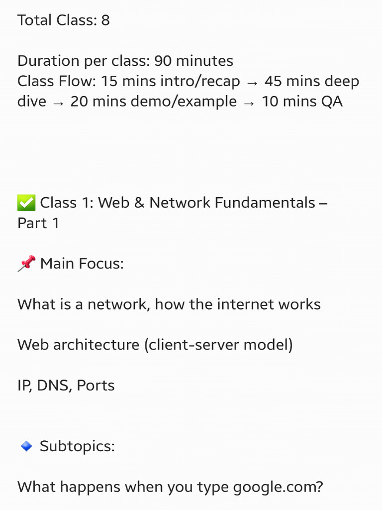 Warm-Up Session | PDF