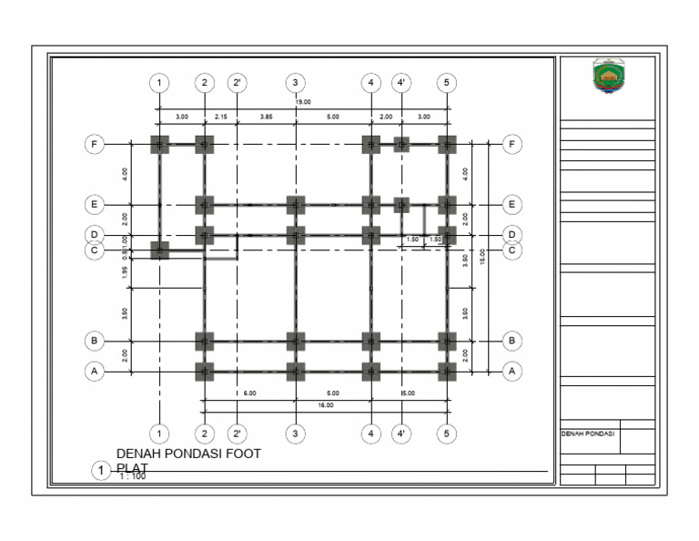 Det Pondasi Foot Plate | PDF
