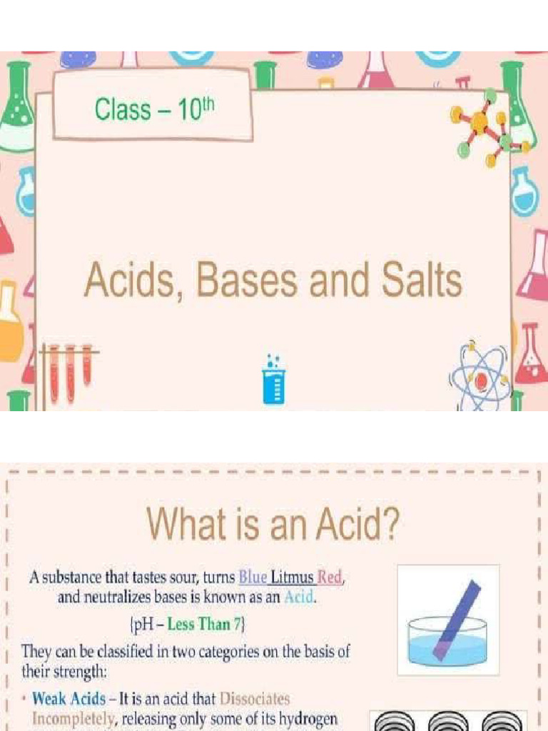 Acid Base and Salt | PDF