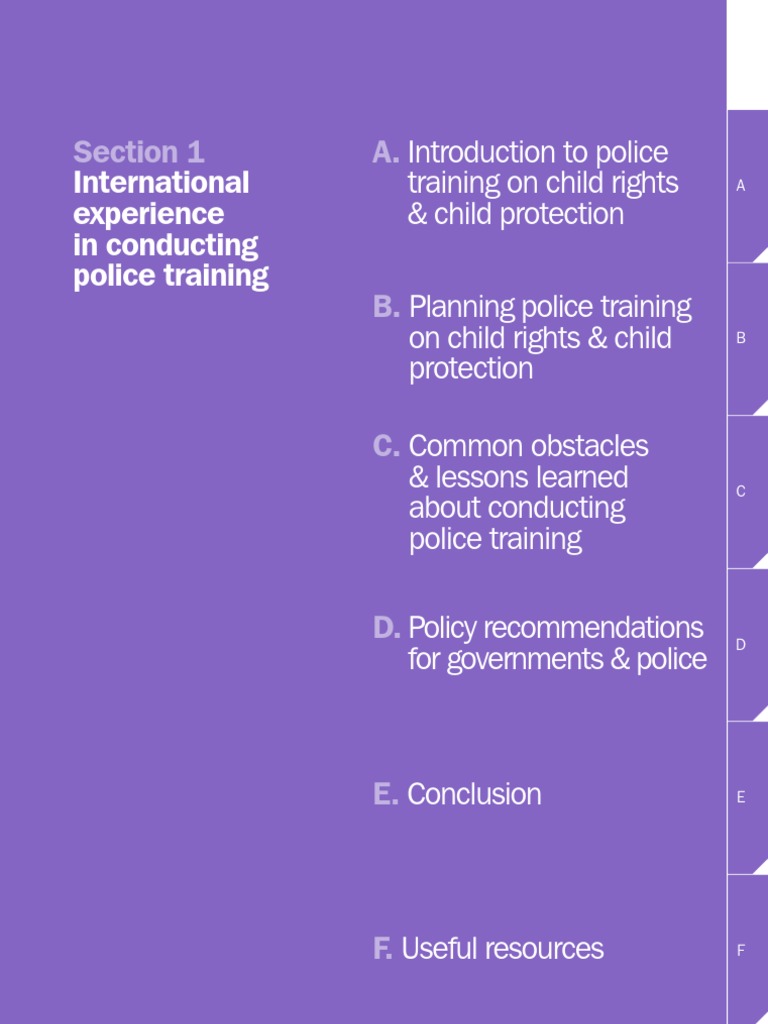 Police Training Manual Part 2 - Lessons Learned | PDF | Facilitator ...