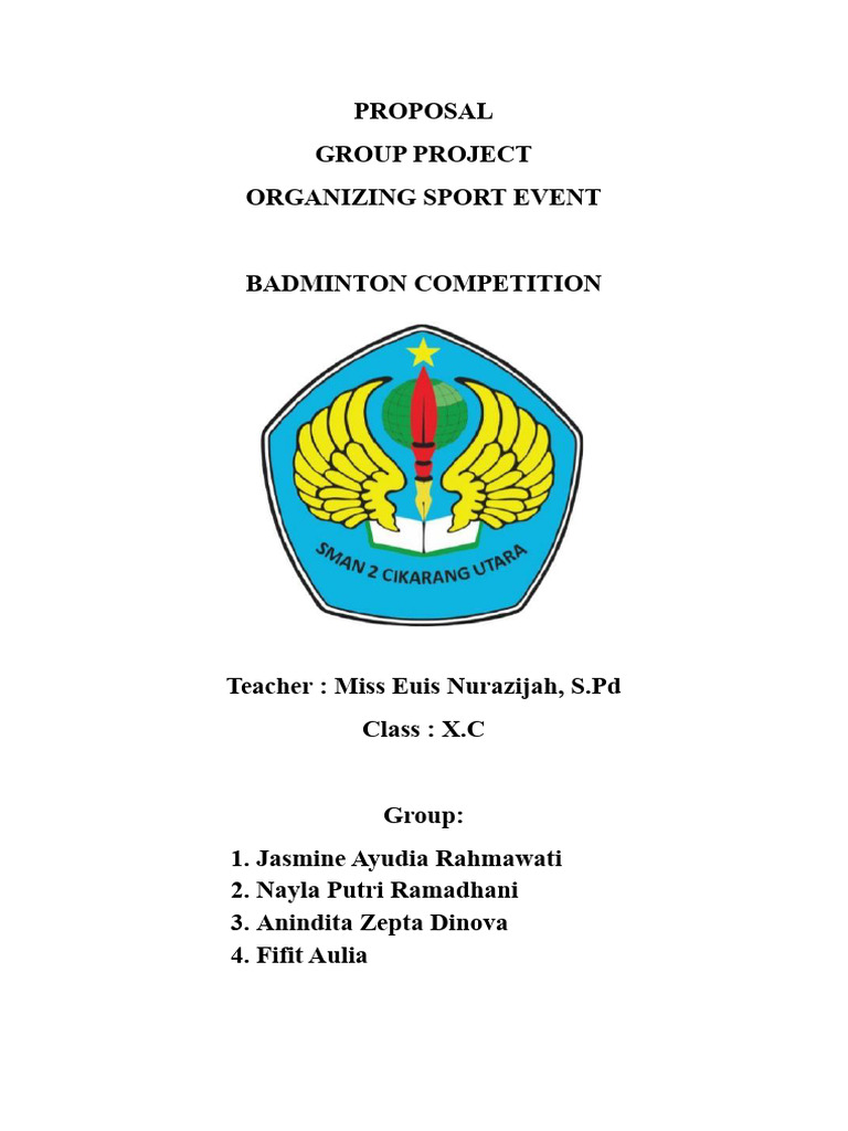 Badminton Competition Proposal | PDF | Chess Theory | Chess