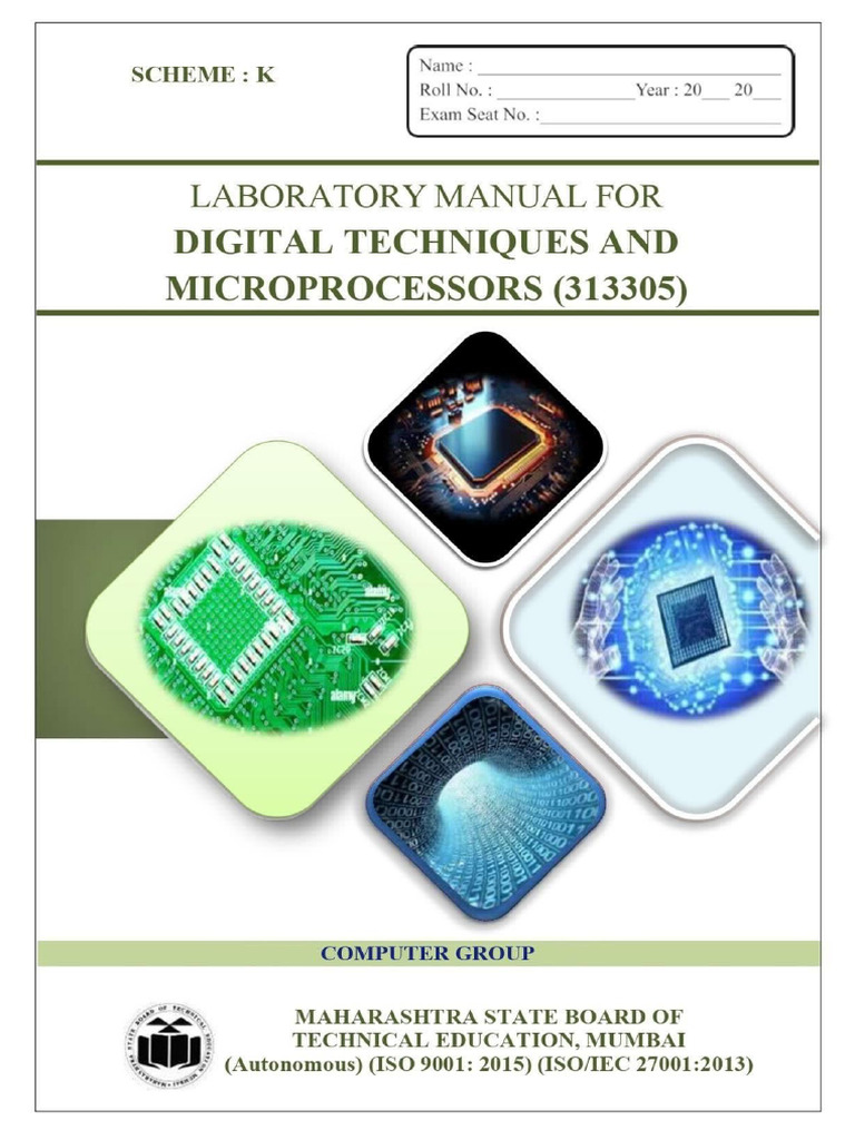 Digital Techniques and Microprocessors | PDF | Logic Gate | Digital ...