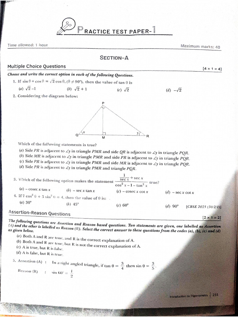 Maths Workout Questions With Answers | PDF