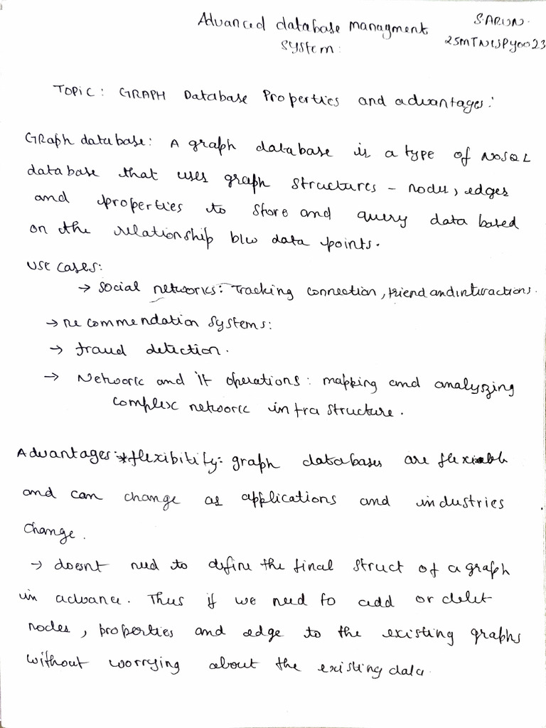 Graph Database Properties and Advantages | PDF