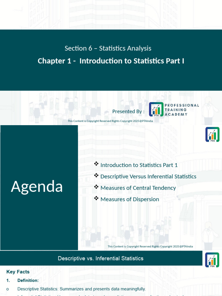 Section6-Chapter1-Introduction To Statistics Part | PDF | Statistics ...