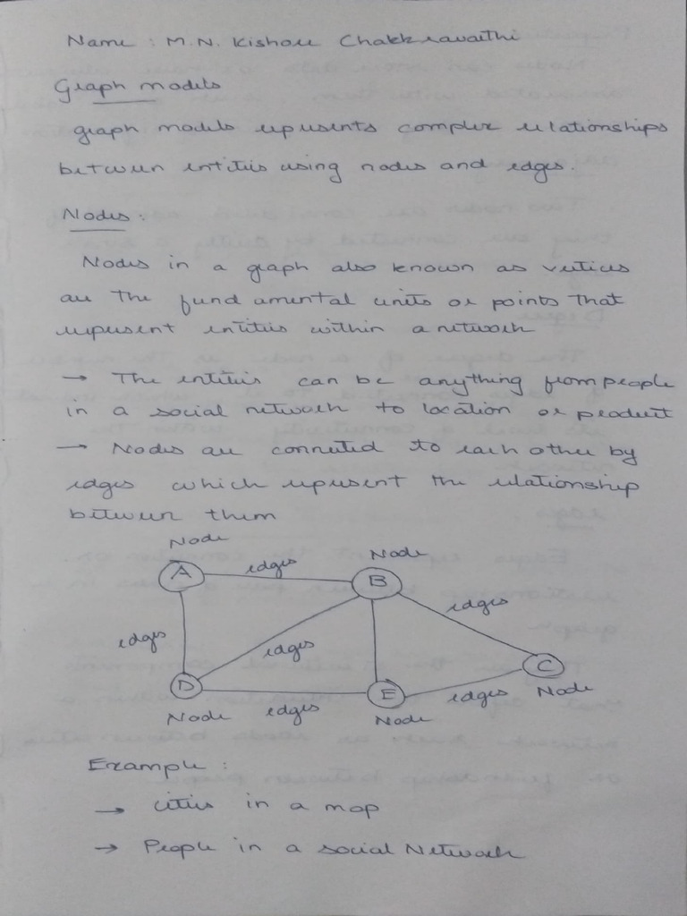 Graph Models - Nodes, Edges, Properties | PDF