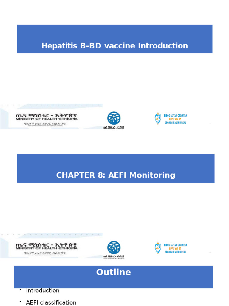 Hepatitis B Vaccine AEFI Monitoring Guide | PDF | Vaccines ...