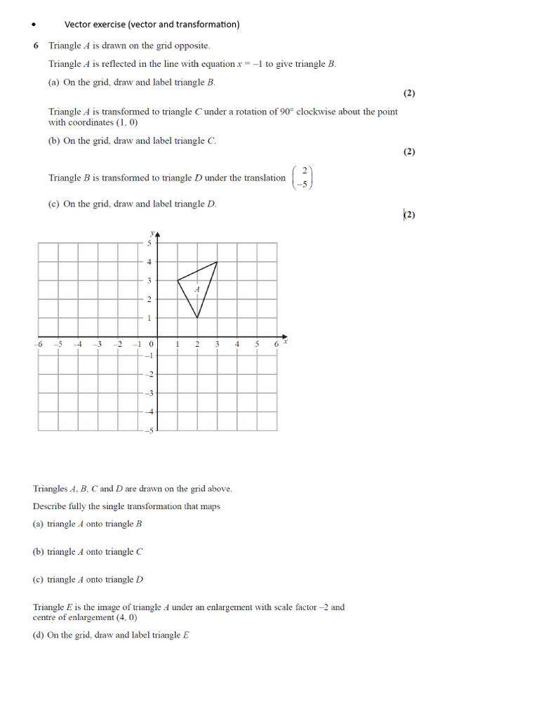 Edx IG Vector Exercise_v2 | PDF
