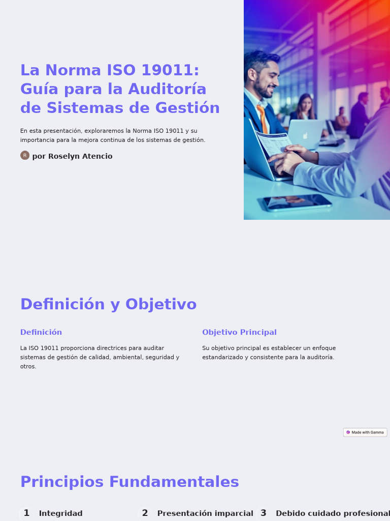 La Norma ISO 19011 Guia para La Auditoria de Sistemas de Gestion | PDF ...