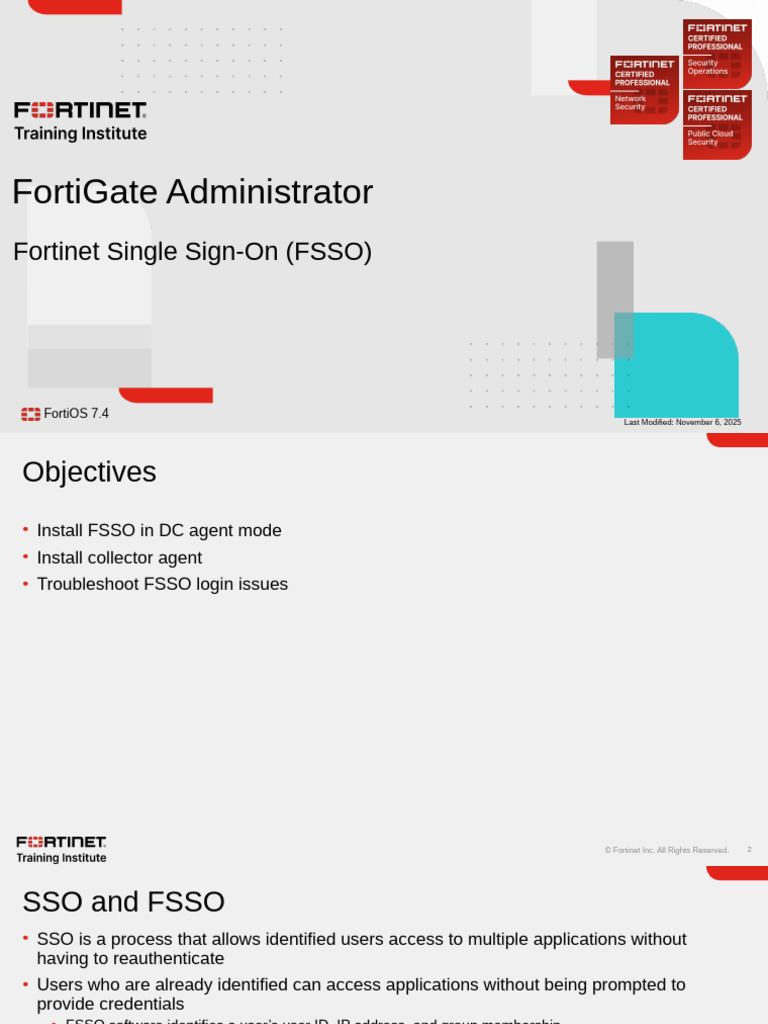 FSSO Installation and Configuration Guide | PDF | Firewall (Computing ...
