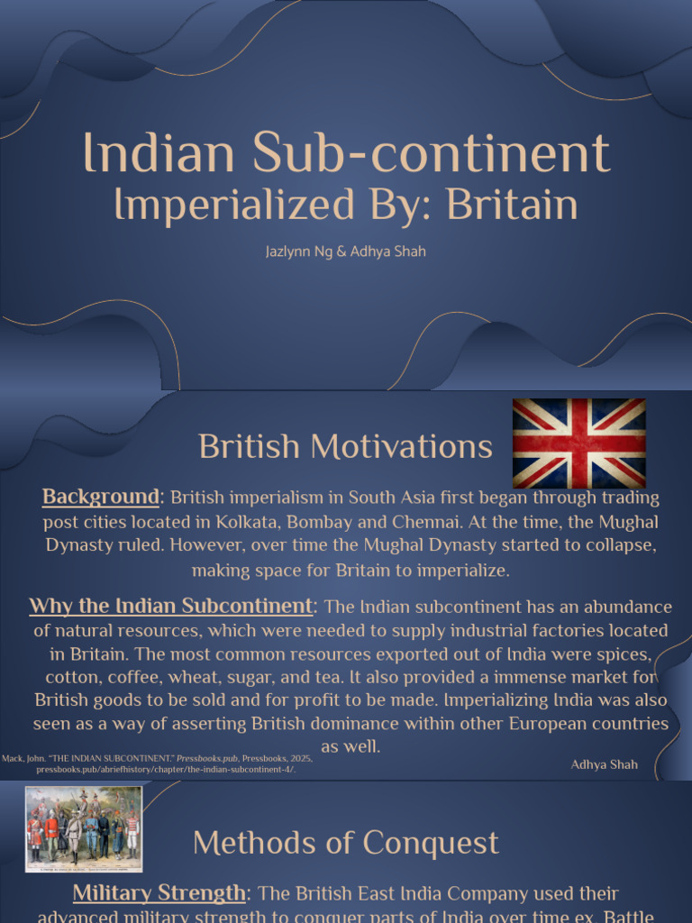 Imperialism Case-Study | PDF | British Empire | Partition Of India