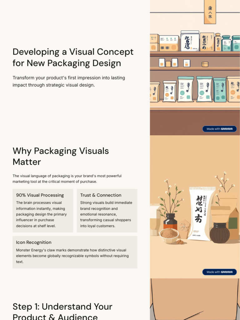 Developing A Visual Concept For New Packaging Design | PDF | Brand