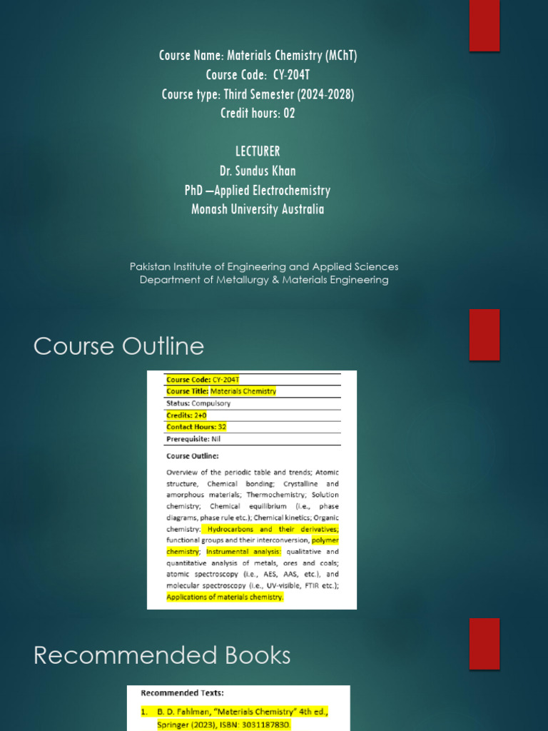 Lecture 4 - Materials Chemistry | PDF | Ion | Chemical Bond
