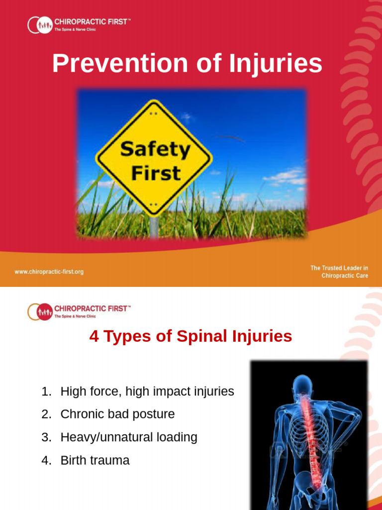 Preventing Spinal Injuries: Key Strategies | PDF | Chiropractic