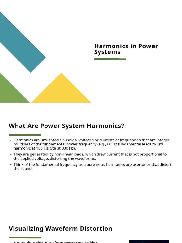 Understanding Power System Harmonics | PDF | Computer Engineering ...