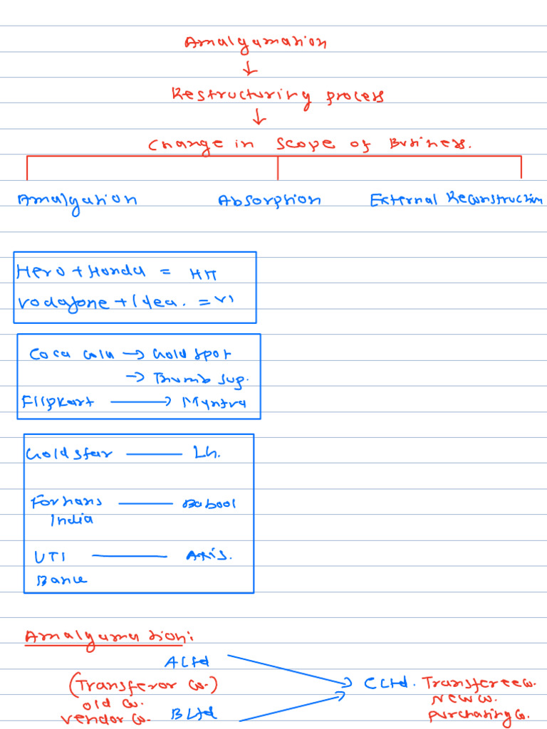 Amalgamation and Purchase Consideration Guide | PDF | Equity (Finance ...