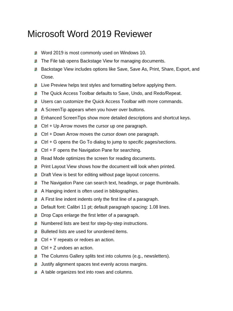 CS 201 Exam Reviewer | PDF | Control Key | Software