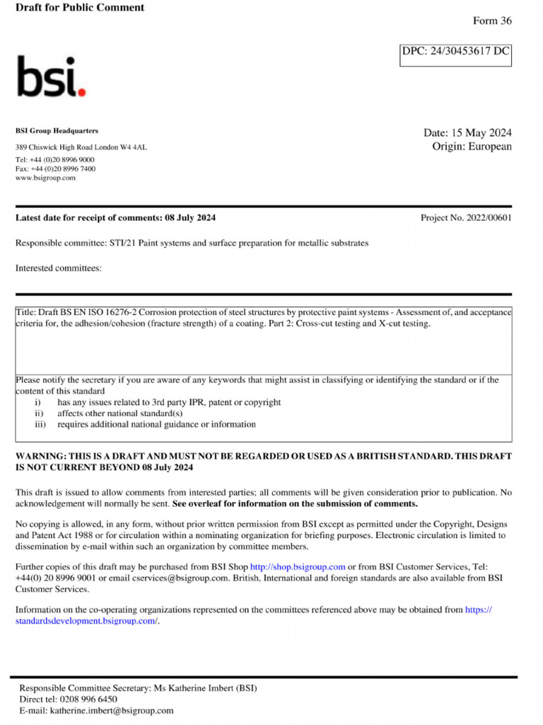 BS en ISO 16276 2 Corrosion Protection of Steel Structures by ...