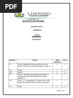 Grade 5 Term 4 Natural Science Exam | PDF | Physical Sciences | Nature