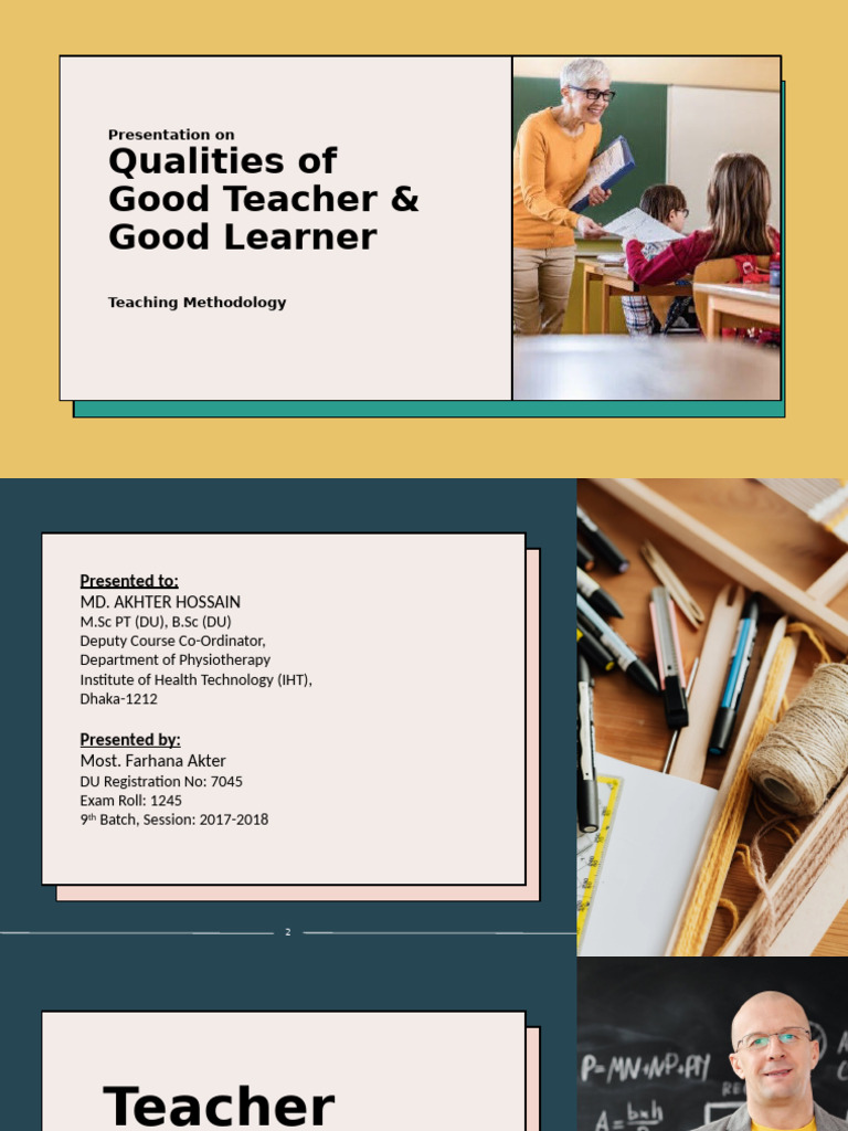 Qualities of Good Teacher | PDF | Learning | Teachers