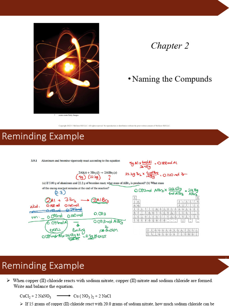 W5 CHEM 101 Naming The Compunds I | PDF | Ion | Chemical Compounds