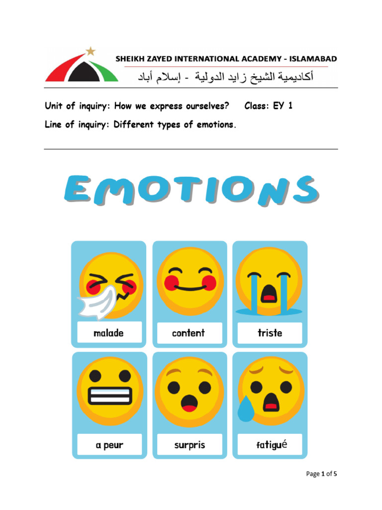 How We Express Ourselves EY 1 | PDF