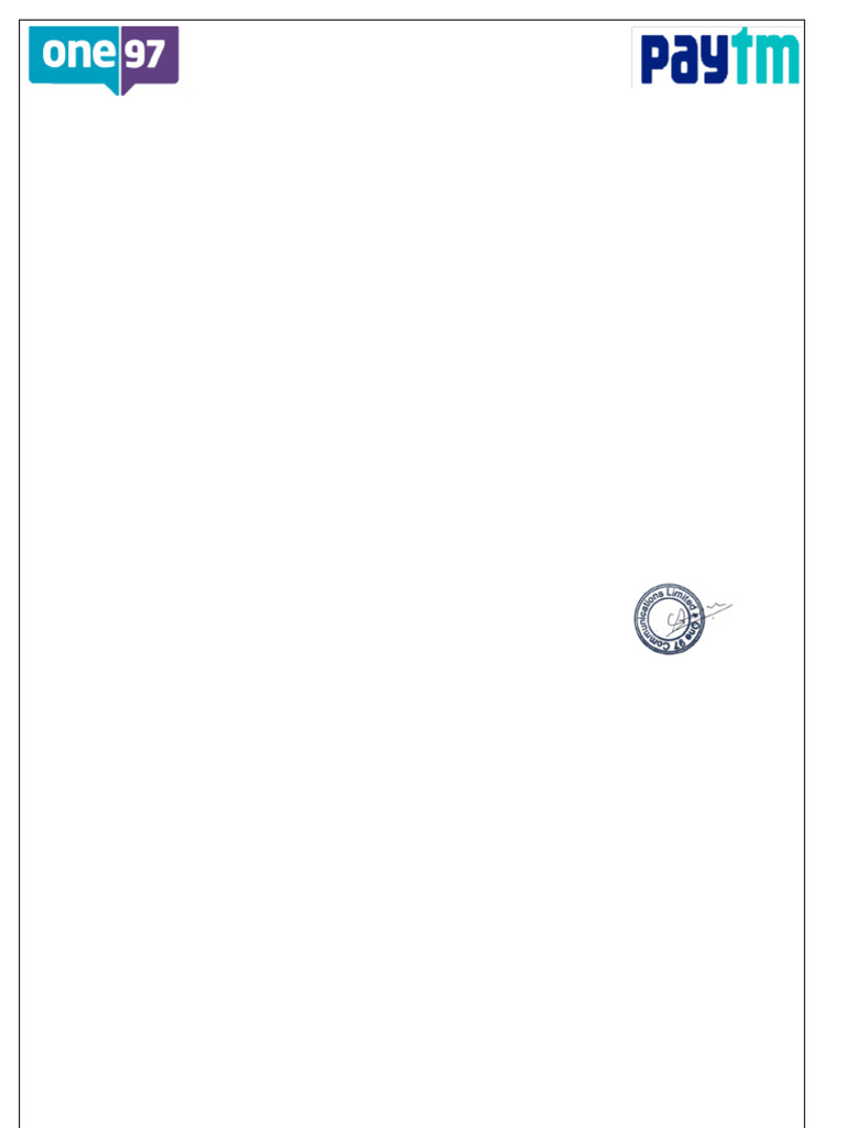 One97 Communications Tax Invoice Details | PDF