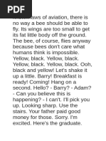 Complete Bee Movie Script PDF | PDF | Bees | Honey