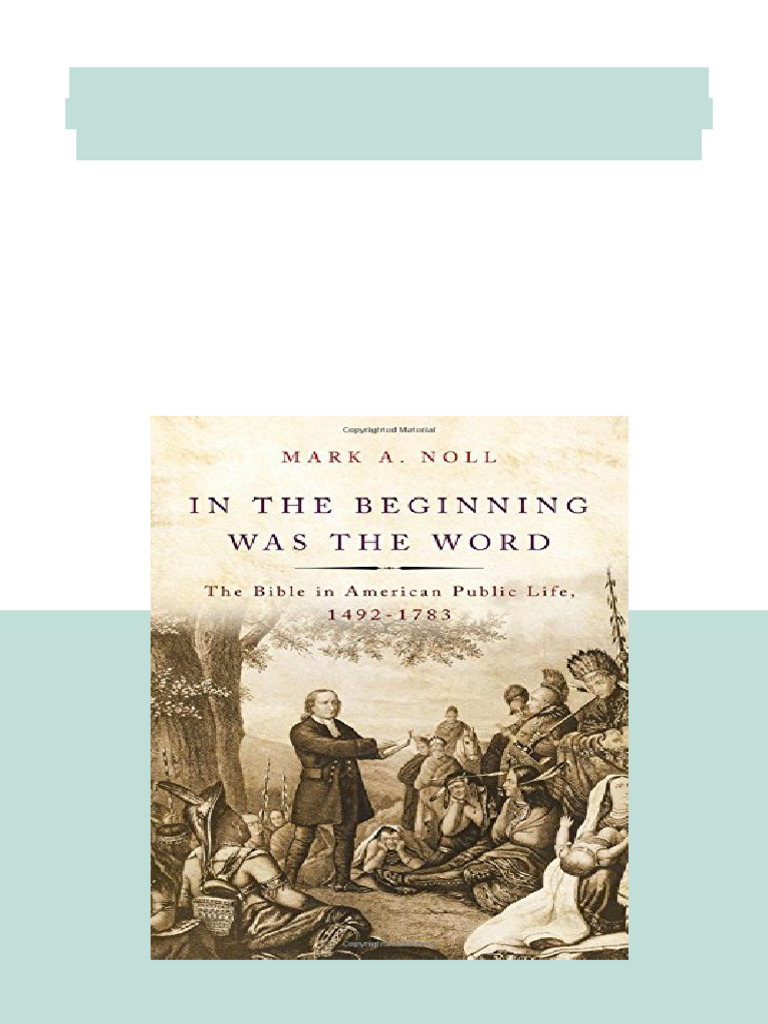 (Ebook) In the Beginning Was the Word: The Bible in American Public ...