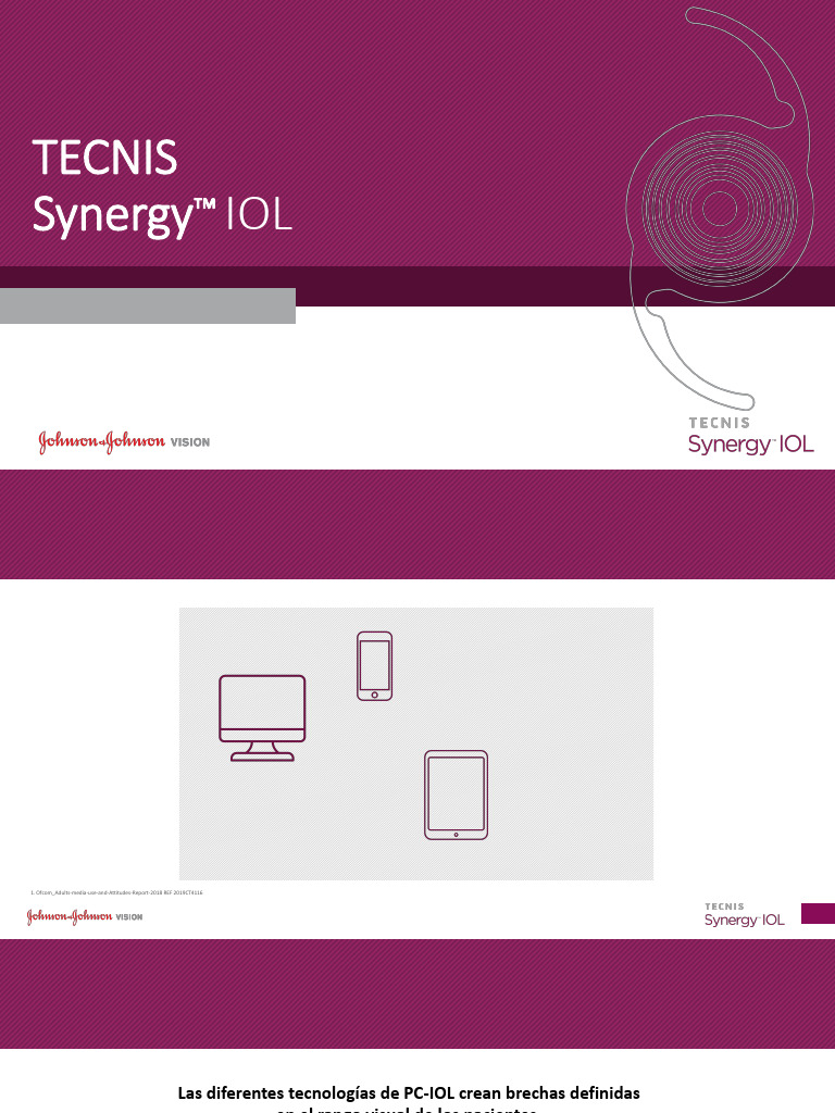 TECNIS Synergy™: LIO de Visión Continua | PDF | Diodo emisor de luz | Olas