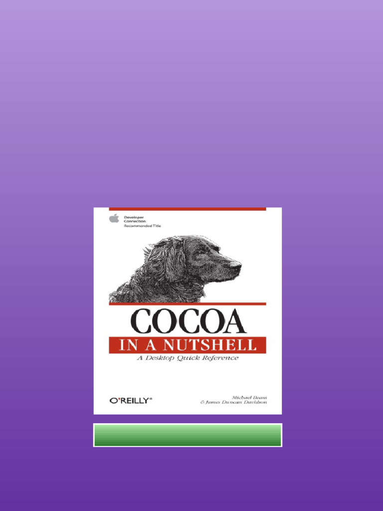 Cocoa In A Nutshell A Desktop Quick Reference Beam Michaeldavidson full ...