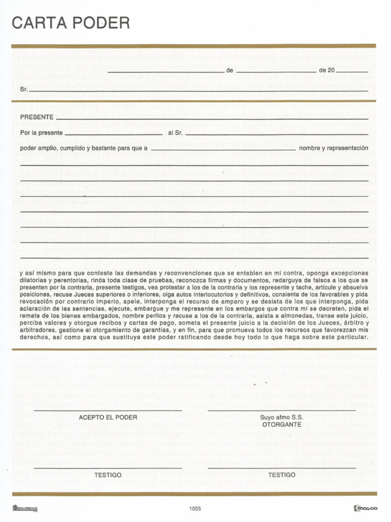Carta Poder | PDF