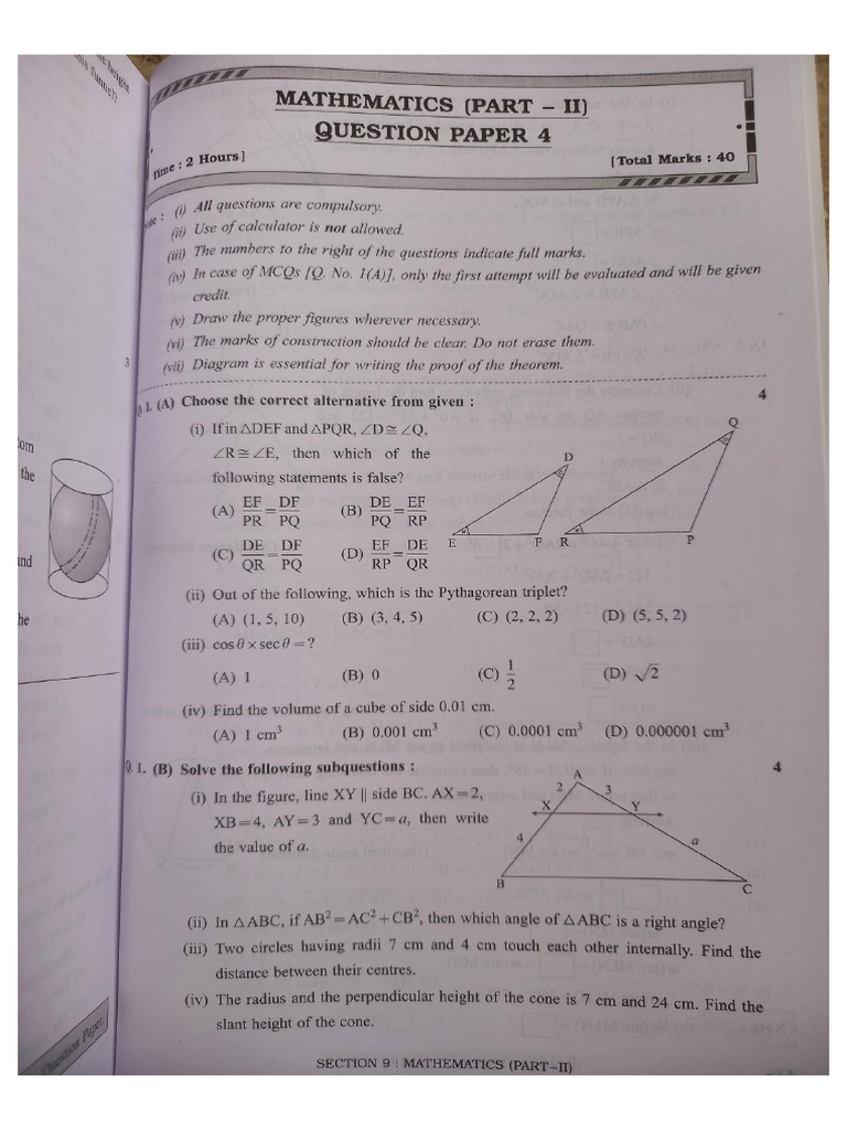 Geom Paper Solve 4 | PDF