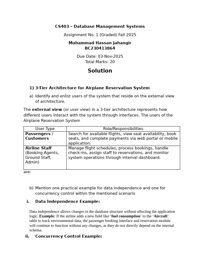 CS403 - Database Management Systems | PDF | Databases | Airport