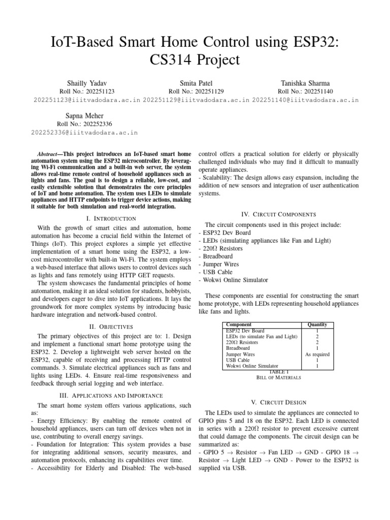 WSN Project Report-1 | PDF | Home Automation | Networking