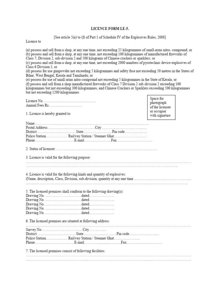 License Format | PDF | License