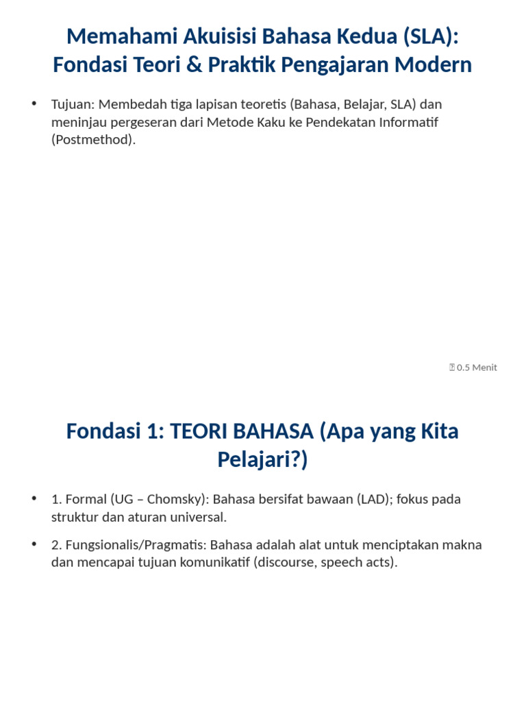 SLA Foundations Presentation Minimalist | PDF