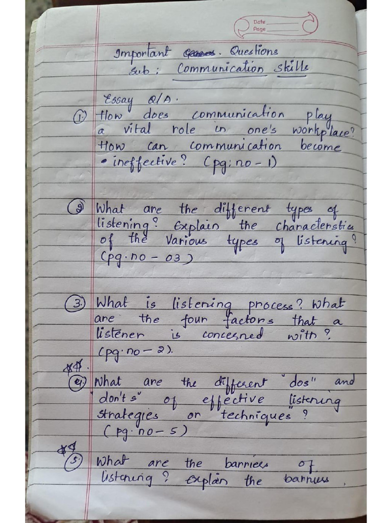 Communication Skills | PDF
