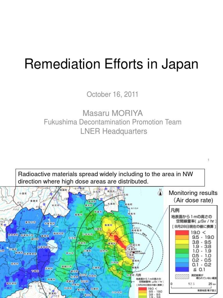 Remediation Efforts in Japan - October 16 2011 Decon_e_key | Timeline ...