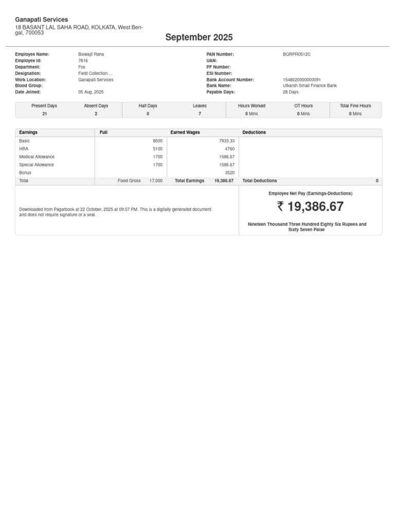Employee Regular (1761147466) | PDF