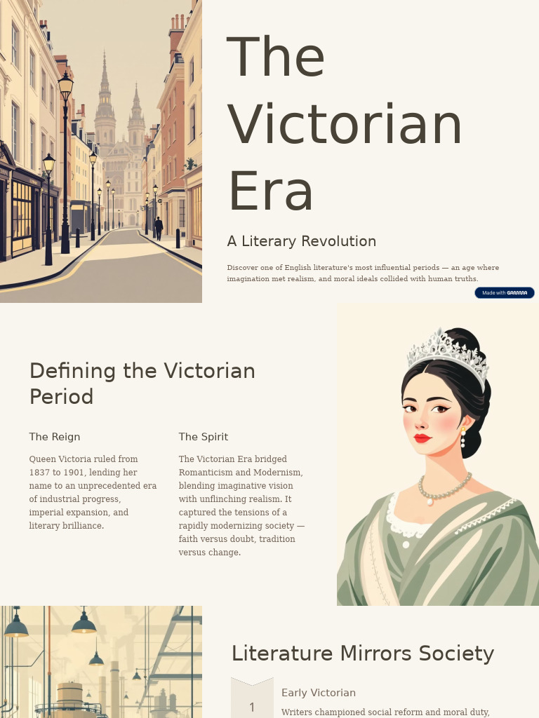 The Victorian Era | PDF | Victorian Literature