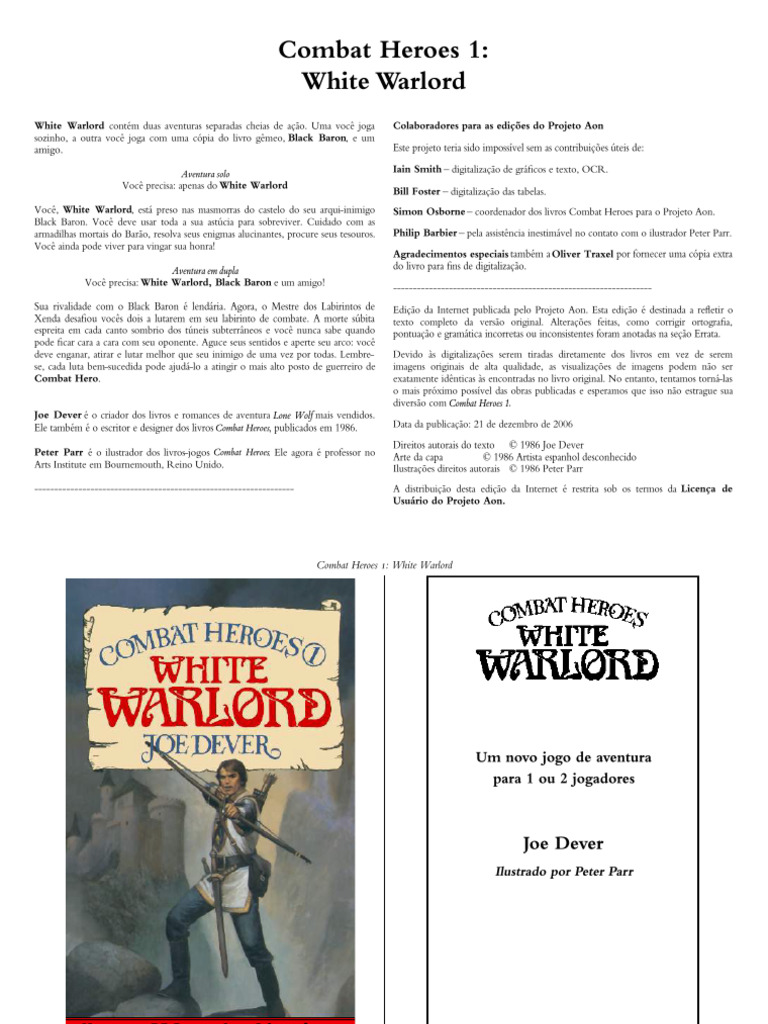 Combat Heroes 1 - White Warlord | PDF