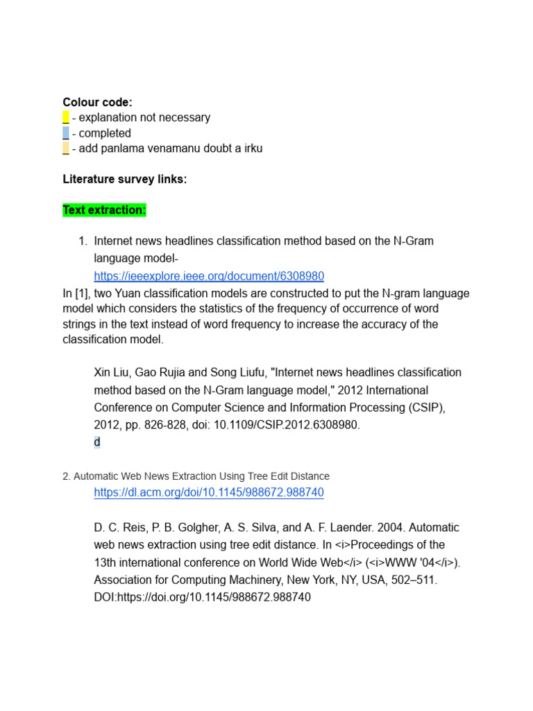 Literature Survey Links | PDF | Image Segmentation | Support Vector Machine